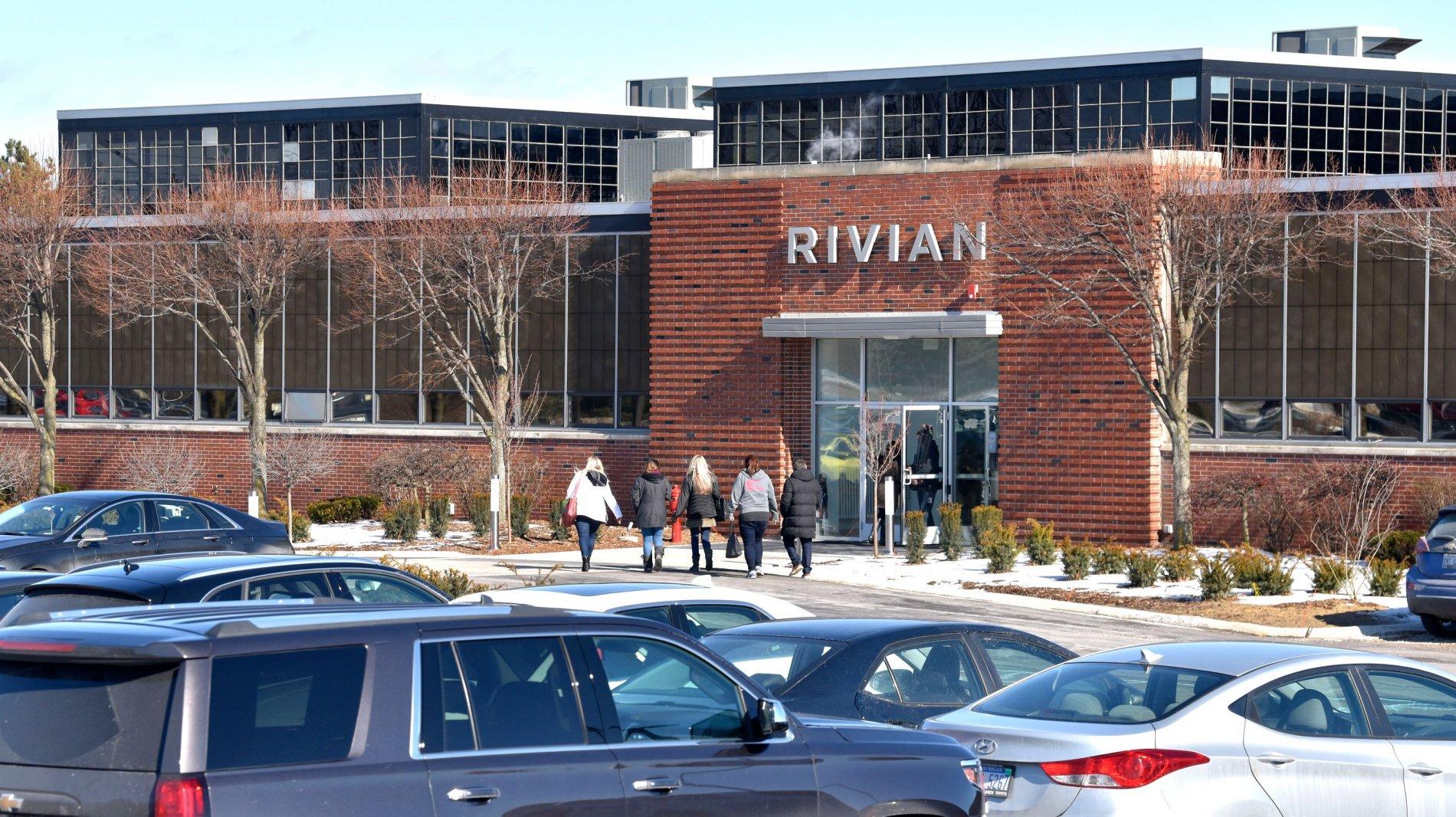 Rivian Factory Plant in Normal, IL and Headquarters in Plymouth, MI ...