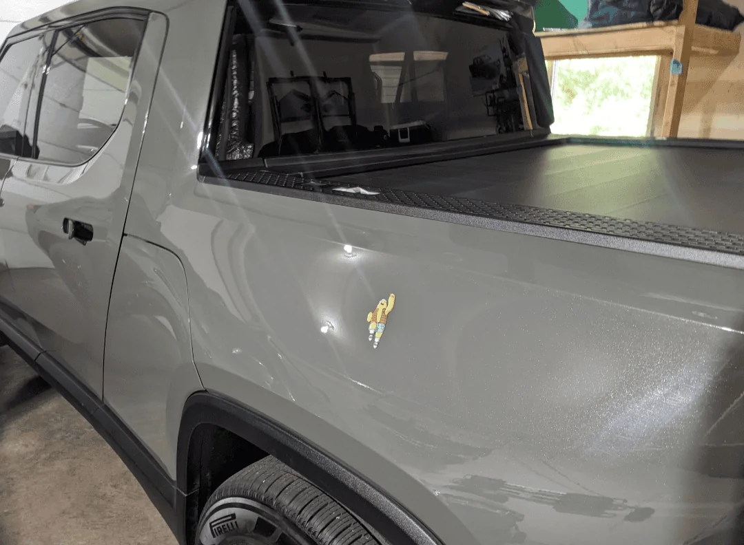 Quad Motor Gary Emblem | Rivian Forums - R1T R1S R2 R3 News, Specs ...