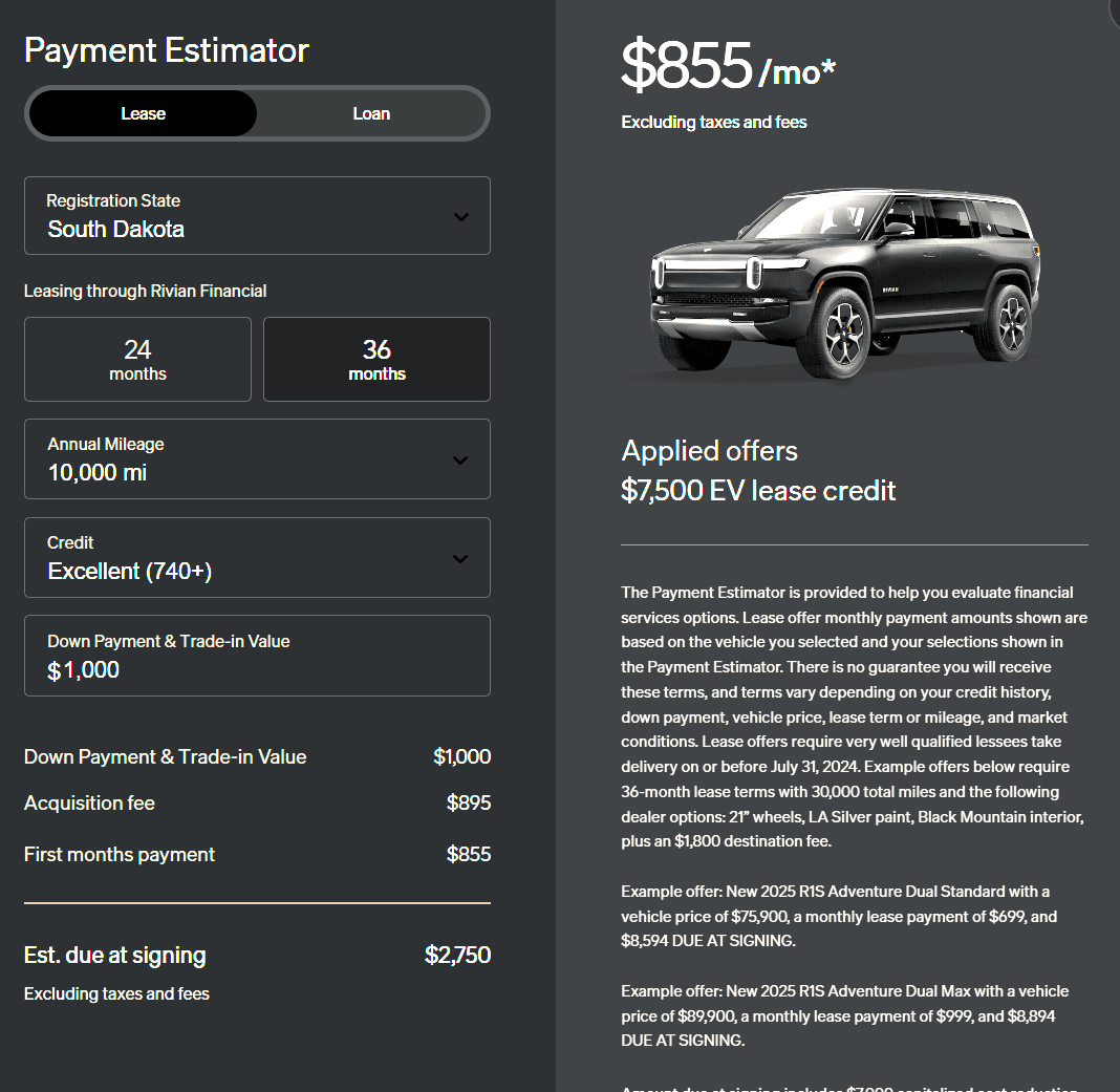 2024 R1S Quad Large vs 2025 R1S Dual Max | Rivian Forum - R1T R1S R2 R3 ...