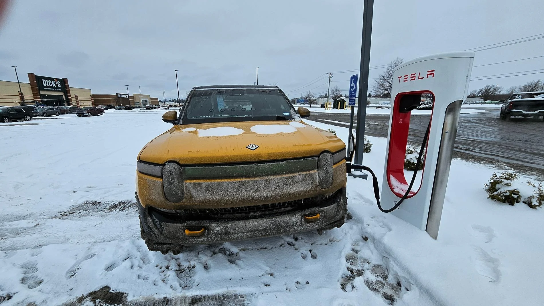 Front Radar Sensors Blocked in Snow | Rivian Forums - R1T R1S R2 R3 ...