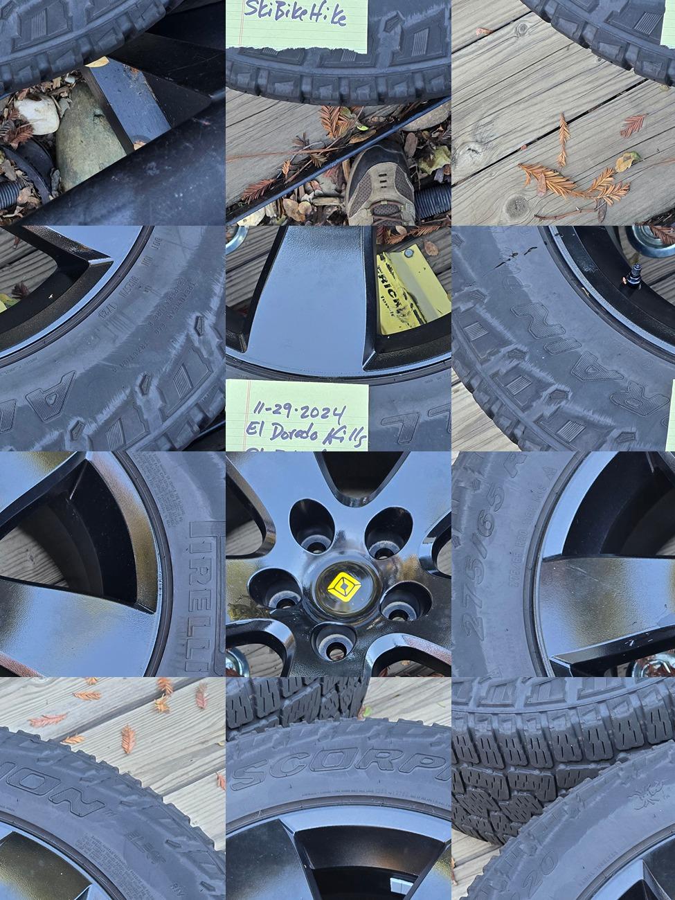 California - Ram 2363 rims with Scorpiin stock 20 tpms hub rings $500 ...