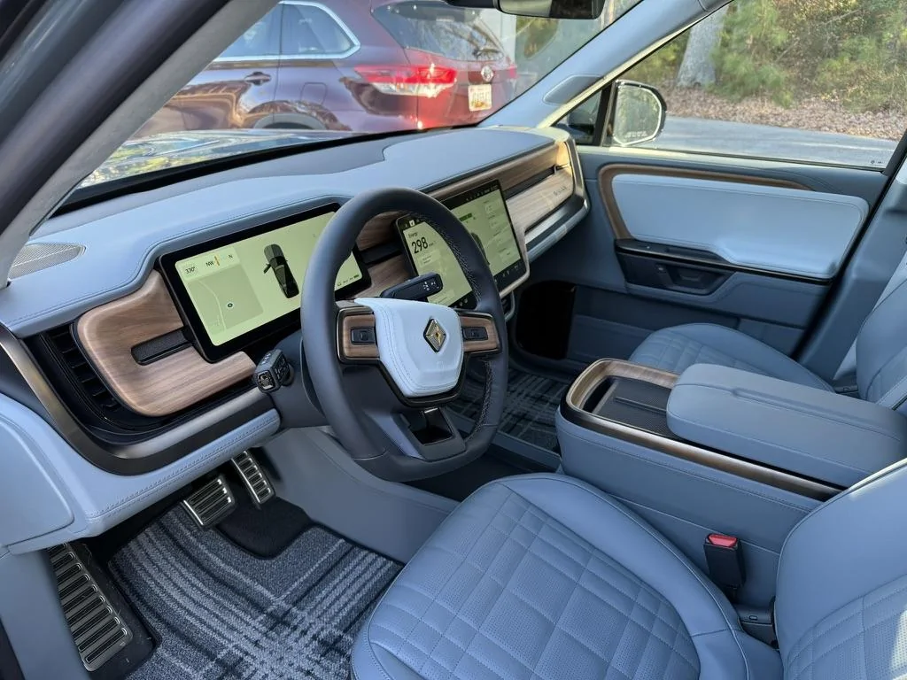 New 2025 R1S Tri Motor -- Storm Blue with Slate Sky Interior | Rivian ...