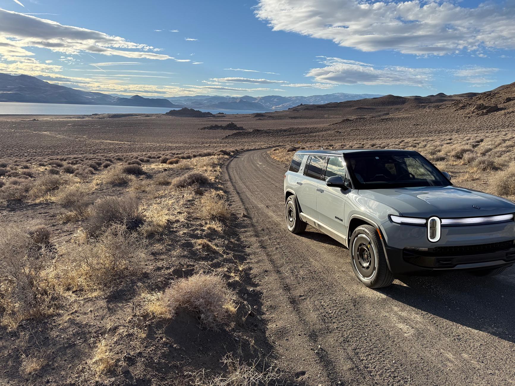 Shadow finally gets to play in the dirt. | Rivian Forum - R1T R1S R2 R3 ...
