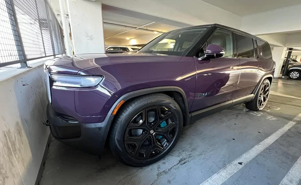 Purple Gen 2 Quad R1S Spotted. Debut seems likely soon... | Rivian ...