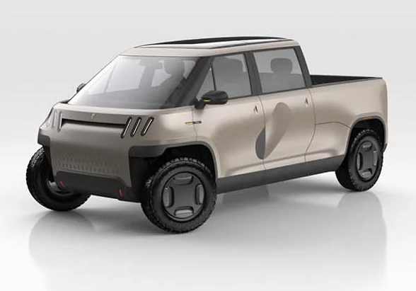 Telo EV Pickup Truck first look: 5 seats, 5 foot bed, 350 miles range ...