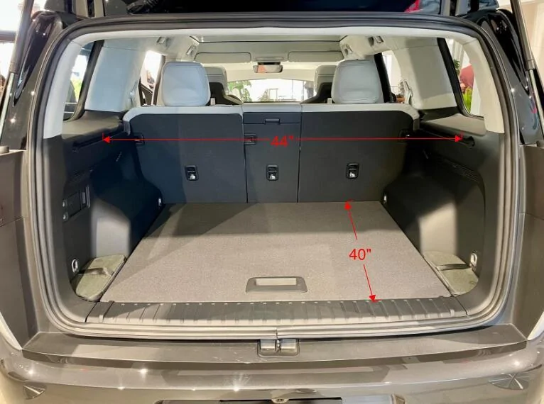 R2 Dimensions: Cargo Space & Back Seat Width / Space (Measurements ...