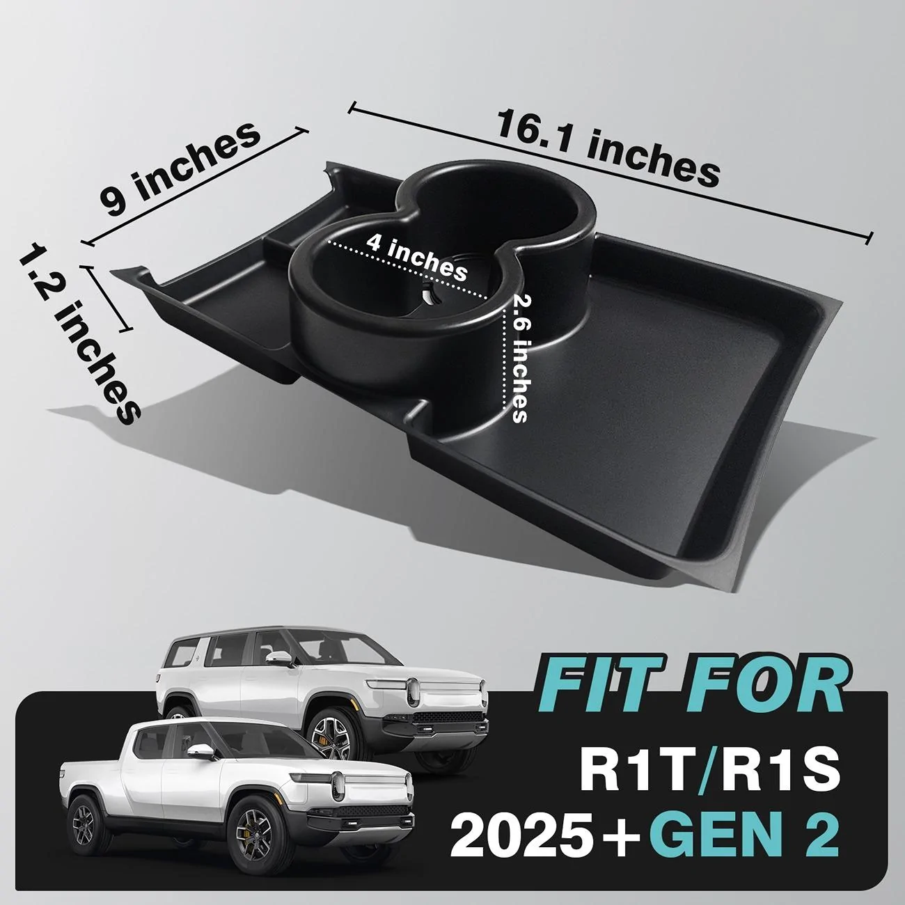 New Launch: BestEvMod Gen 2 Lower Center Console Organizer Tray (Yellow ...