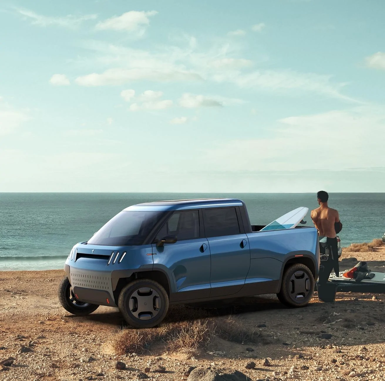 The Verge:: Telo’s electric MT1 mini-truck gets a new preproduction ...