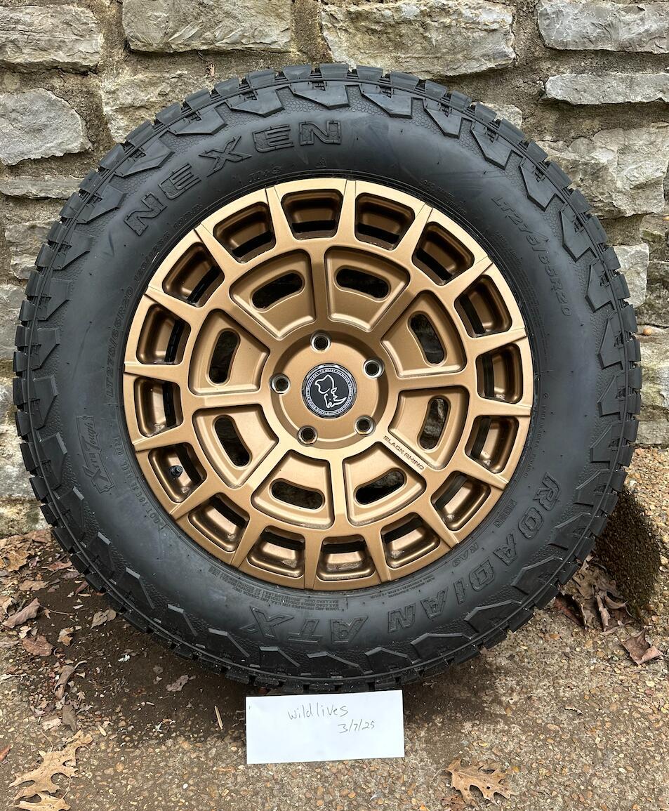 Tennessee - FS - 5x Black Rhino Voltaic Forged Wheels w/ NEXEN Atx ...