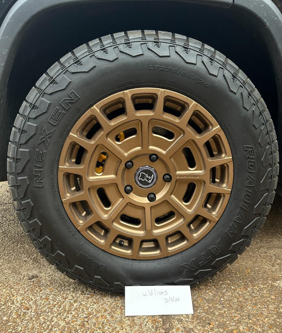 Tennessee - FS - 5x Black Rhino Voltaic Forged Wheels w/ NEXEN Atx ...