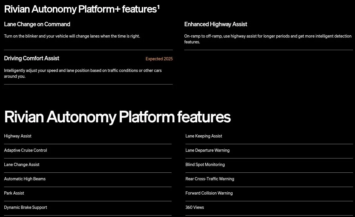 What is the Difference Between Driver+ and Rivian Autonomy Platform ...