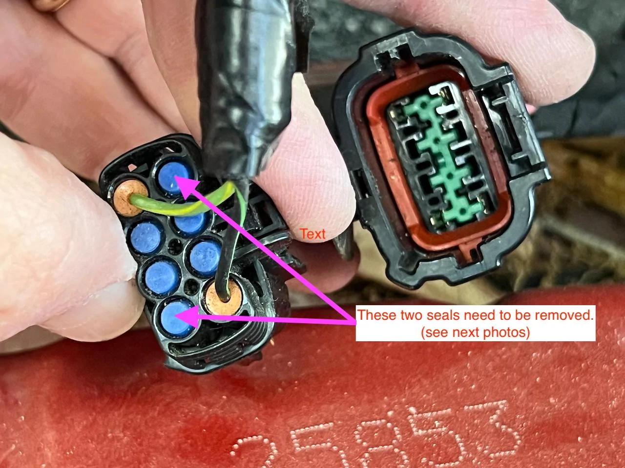 Tapping into 12v wiring by the frunk - formerly for 12v power outlet in ...