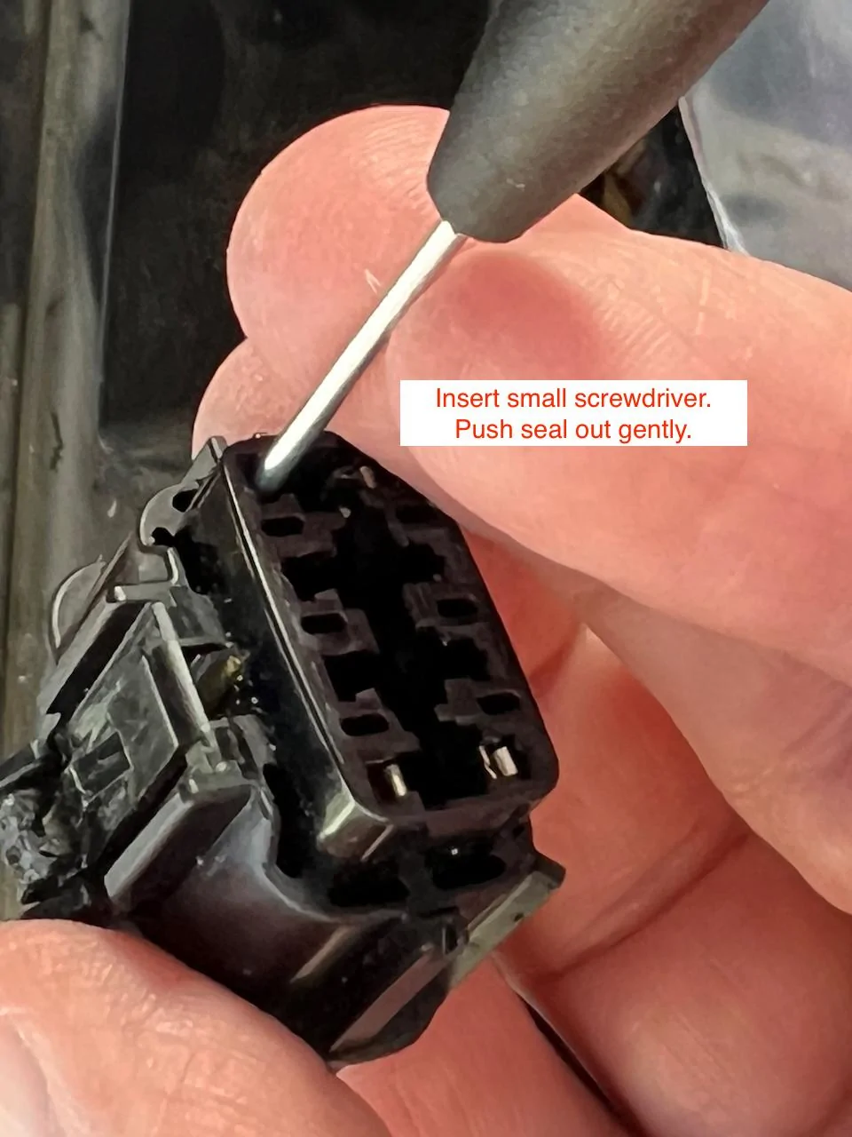 Tapping into 12v wiring by the frunk - formerly for 12v power outlet in ...