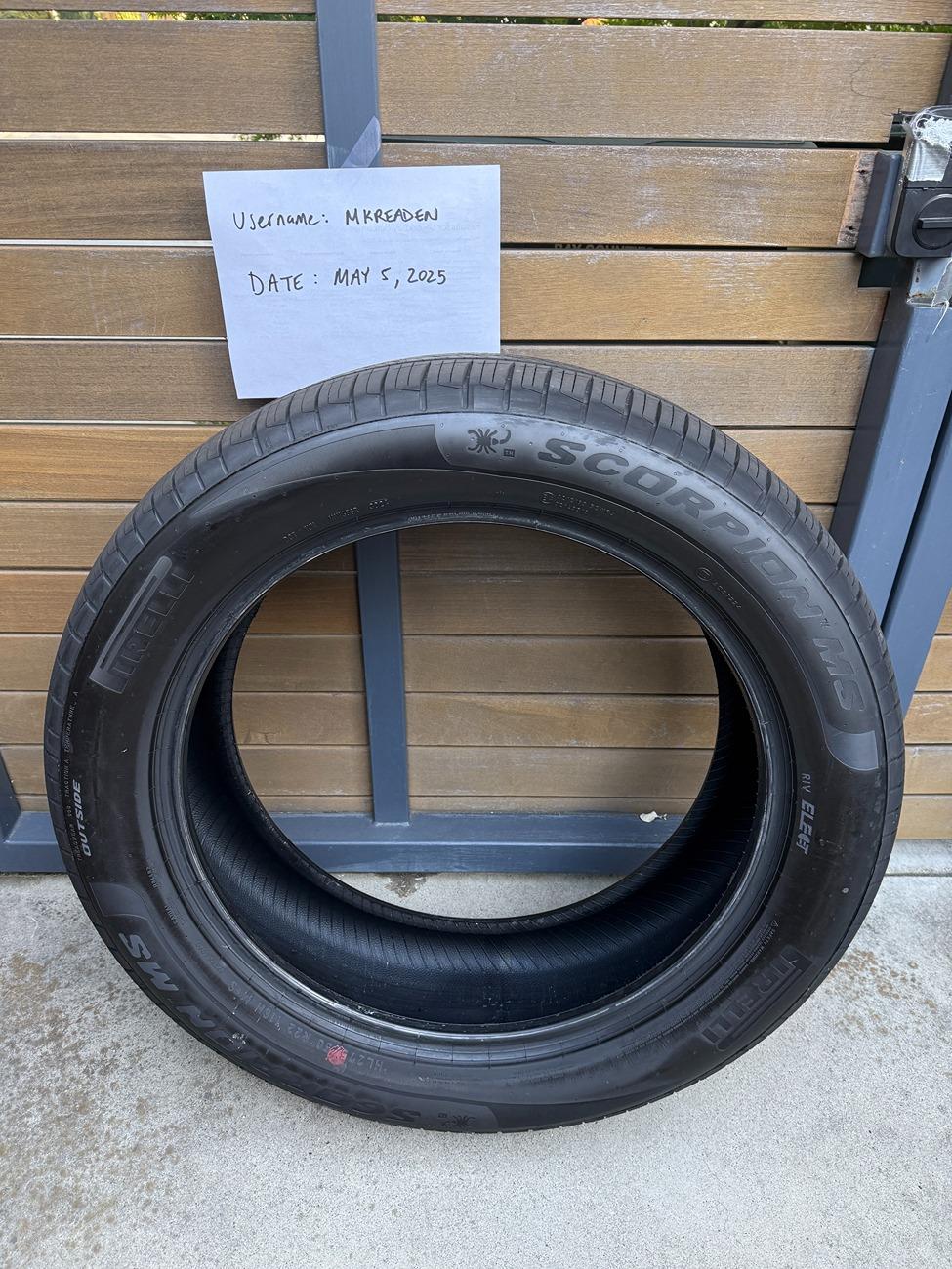 California - WTS 4 *new* 22" Scorpion MS 275/50R22 tires | Rivian Forum ...