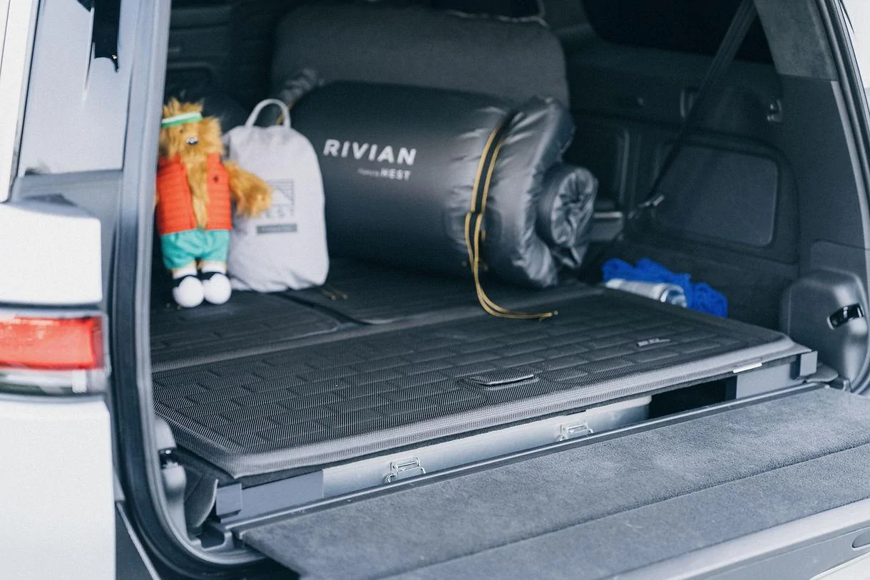 The Ultimate Rivian R1S Car Camping Guide: Mattress, iPad Mount ...