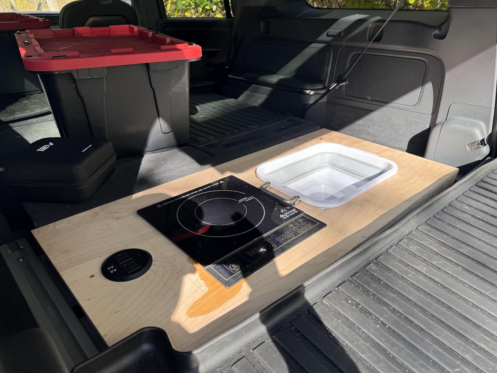 Show off your R1S Storage setup for camping/overlanding gear | Rivian ...