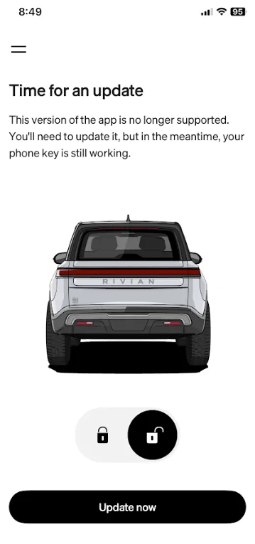 Latest Update Killed My IOS App | Rivian Forum - R1T R1S R2 R3 News ...