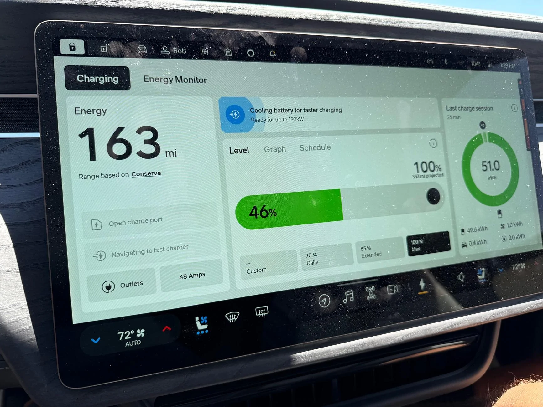 Be careful using “Prepare for fast charging” | Rivian Forum - R1T R1S ...
