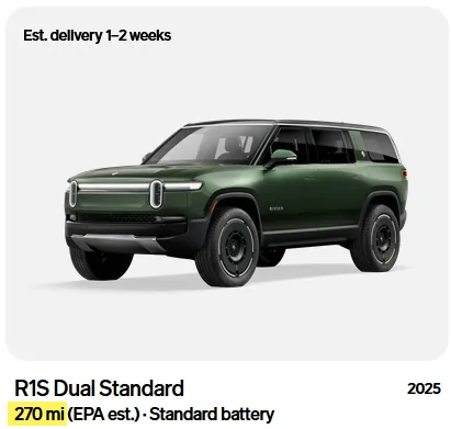 Rivian Wheel Choices - Which gives you the best range according to ...