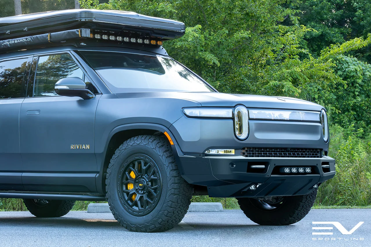 New RMaxx Extreme Duty Light Weight Aluminum Front Bumper for Rivian ...