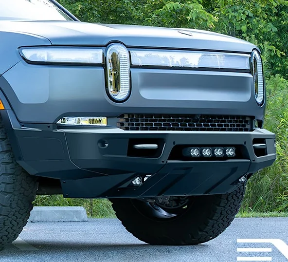 New RMaxx Extreme Duty Light Weight Aluminum Front Bumper for Rivian ...