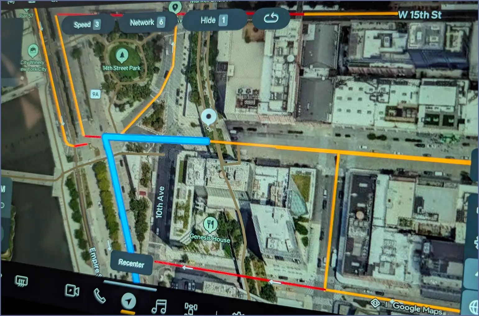 Map in Night Mode / Dark Mode on center screen unusable - both with old ...