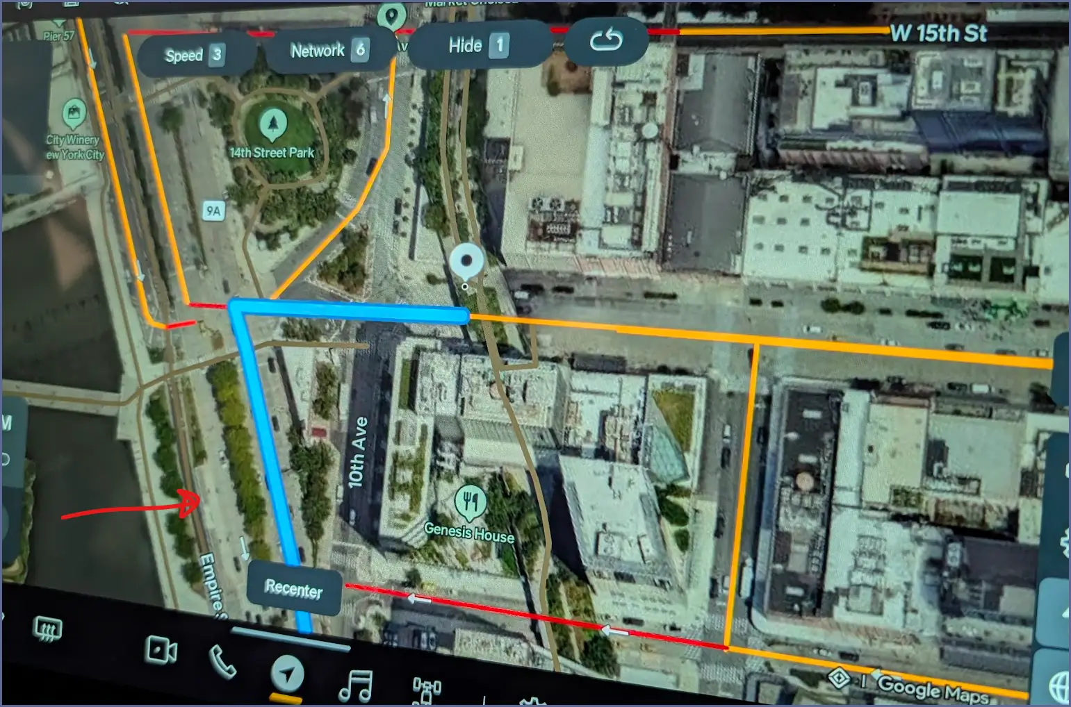 Map in Night Mode / Dark Mode on center screen unusable - both with old ...
