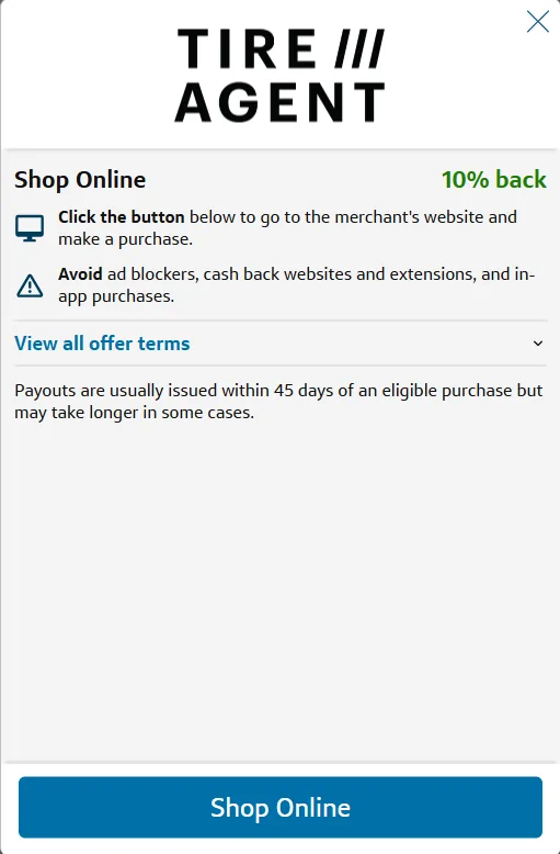 Crazy Deal on Tires if you have Amex & Cap One (10% to 45% off retail ...