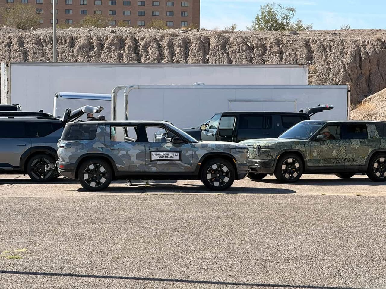 R2 spotted charging via NACS port at Tesla Supercharger | Rivian Forum ...