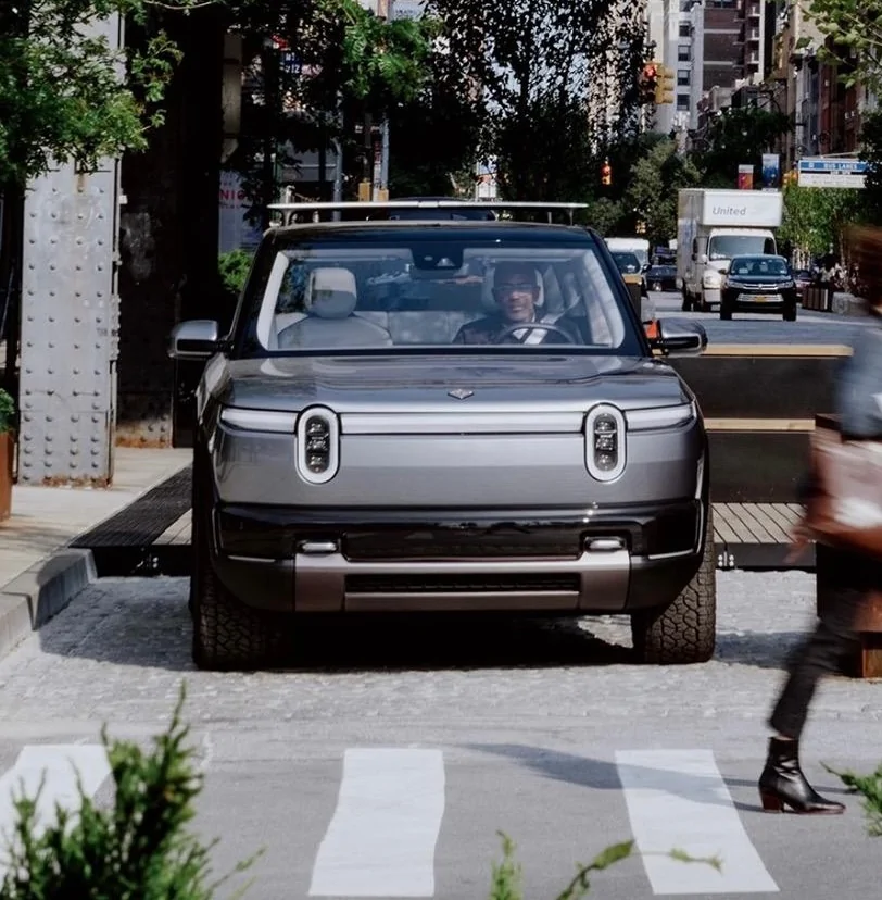 R2 in new silver / gray color (real life photo) | Rivian Forum - R1T ...