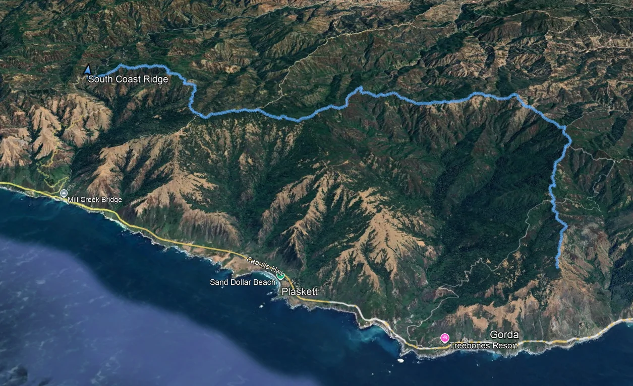 South Coast Ridge Road - Los Padres National Forest - California ...