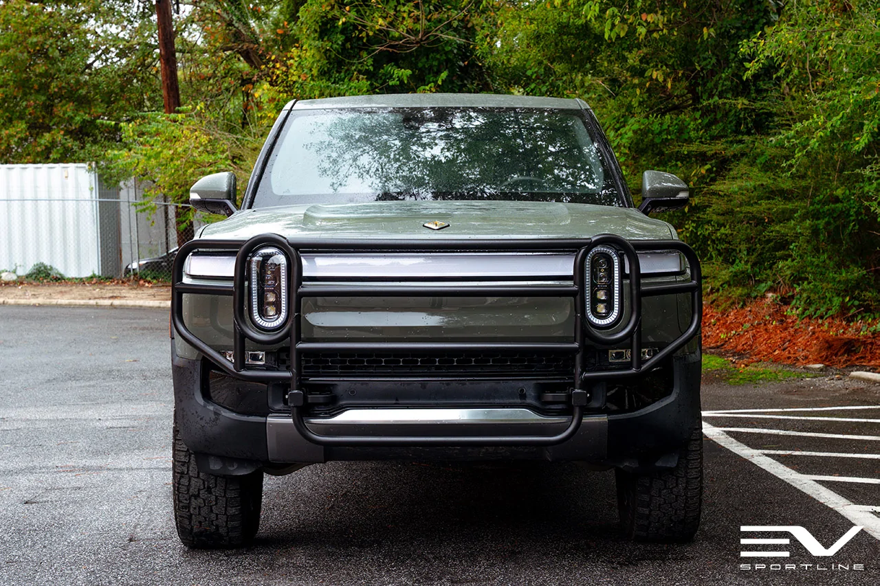 🎉 NEW 🎉 RMaxx Heavy Duty Brush / Bull Bars for Rivian R1T / R1S Front ...