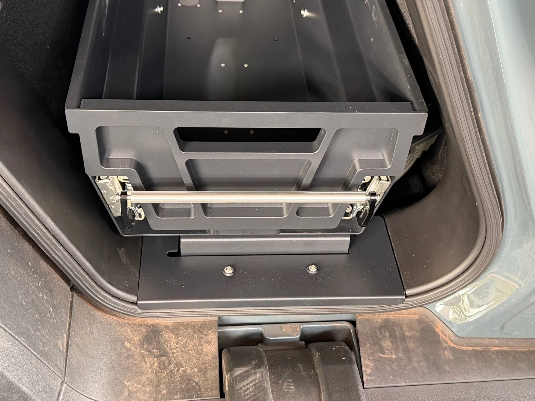 Boxgods (Rivian Aftermarket Group) Gear Tunnel Slide Out Utility Tray ...