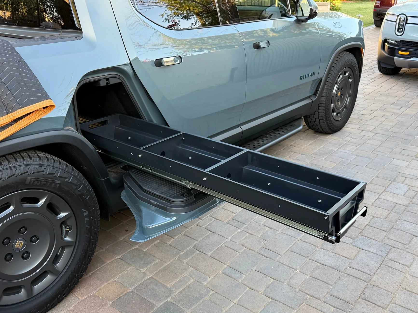 Boxgods (Rivian Aftermarket Group) Gear Tunnel Slide Out Utility Tray ...