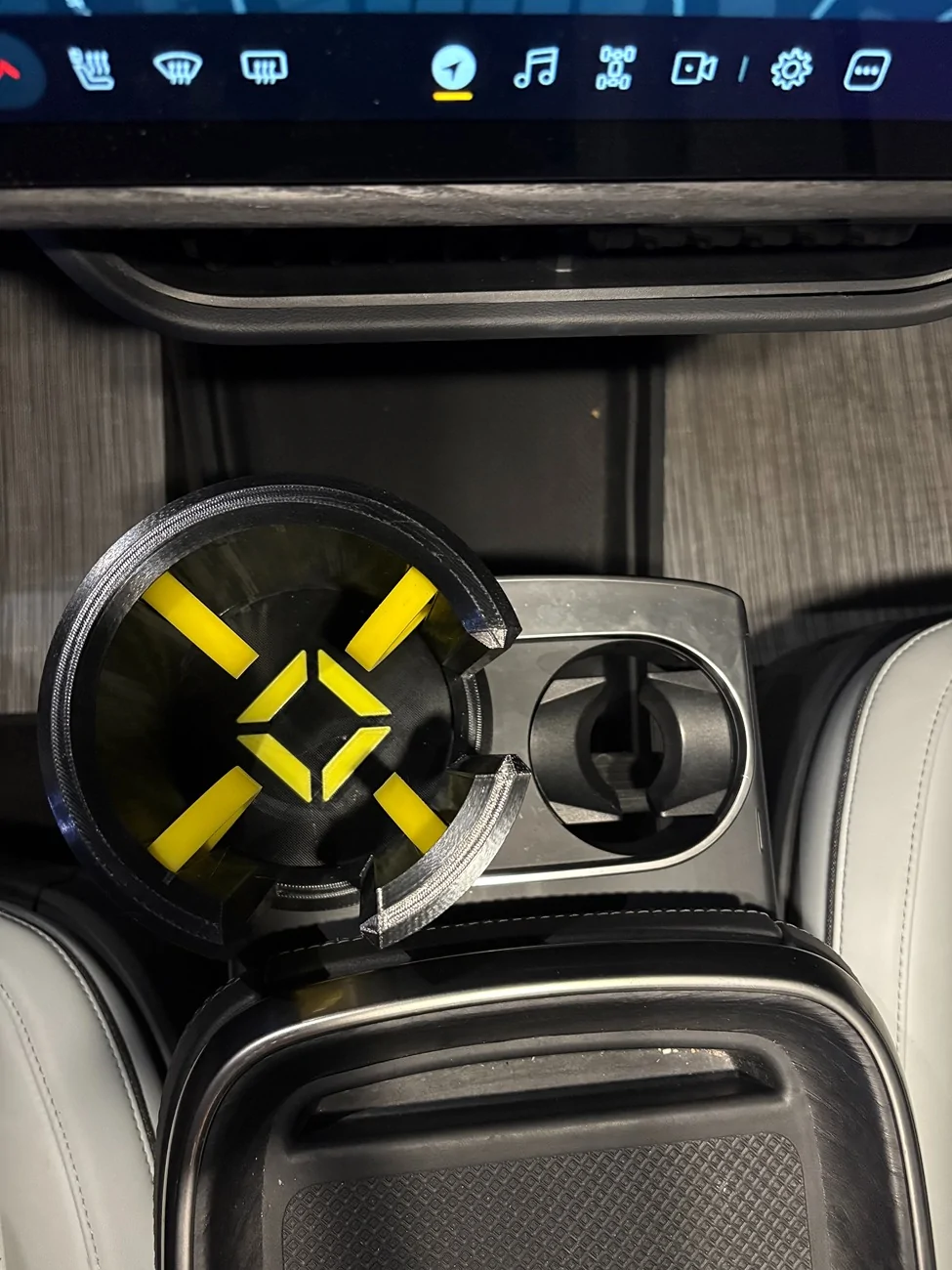 Solved the Rivian “Bottomless Pit” Console — Sliding Tray + Deep Lower ...