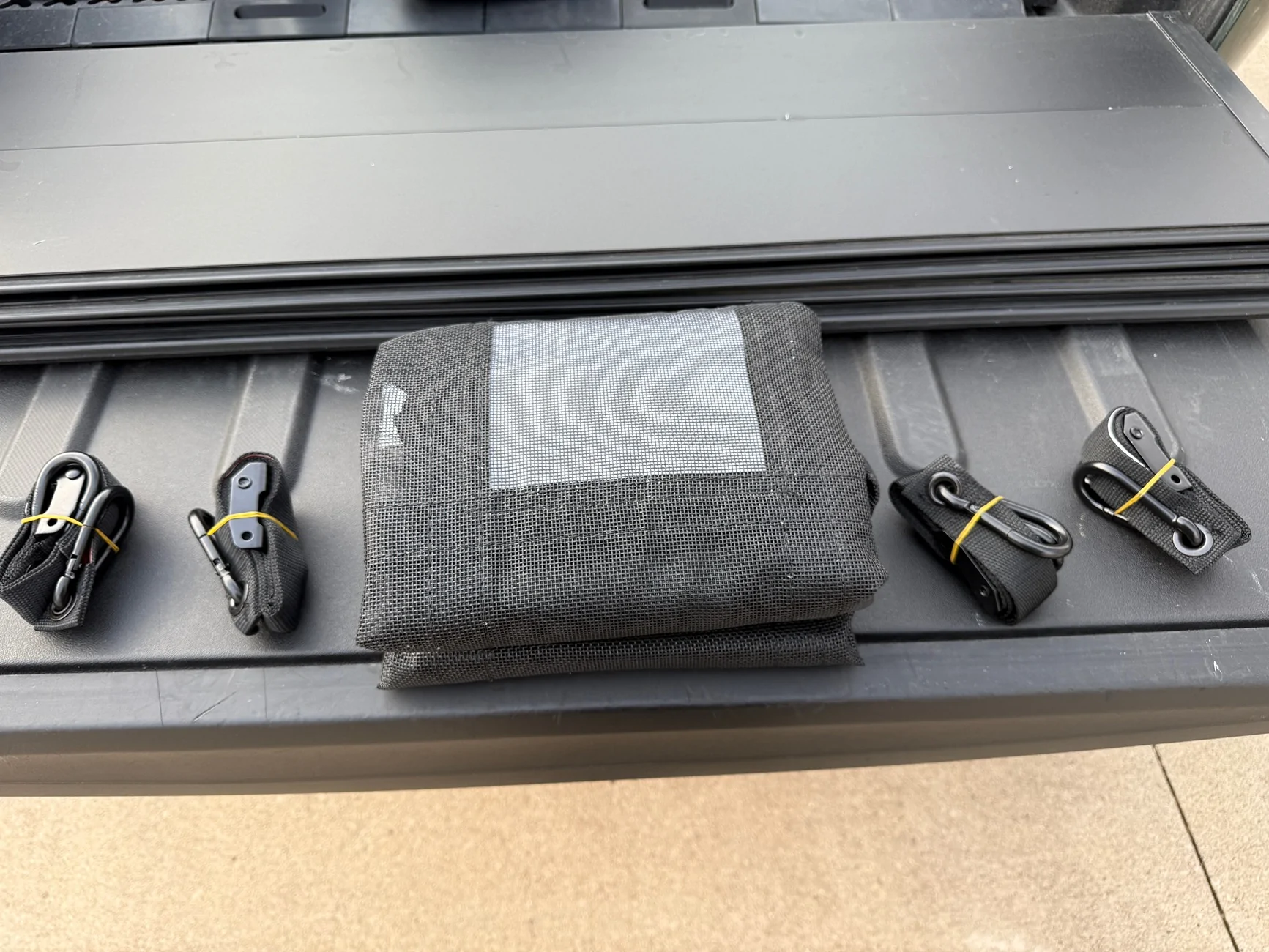 Got the R1T Cargo Net | Rivian Forum - R1T R1S R2 R3 News, Specs ...