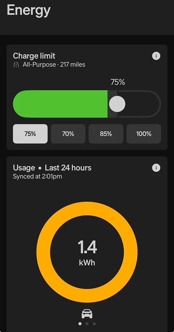 1.4kWh Daily usage since .46 Update | Rivian Forum - R1T R1S R2 R3 News ...