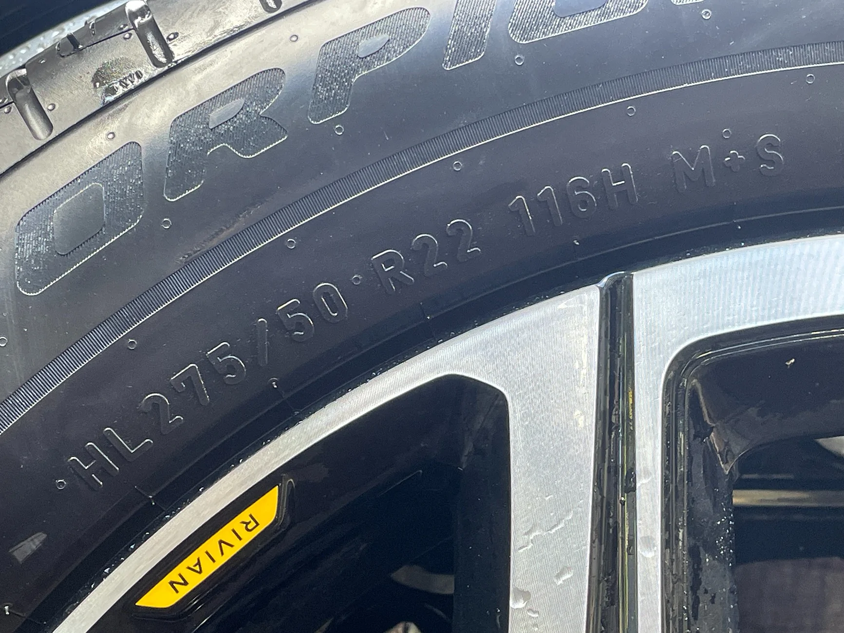 California - 22" Sport Bright Wheels w/ OEM Pirelli Scorpion M+S ...