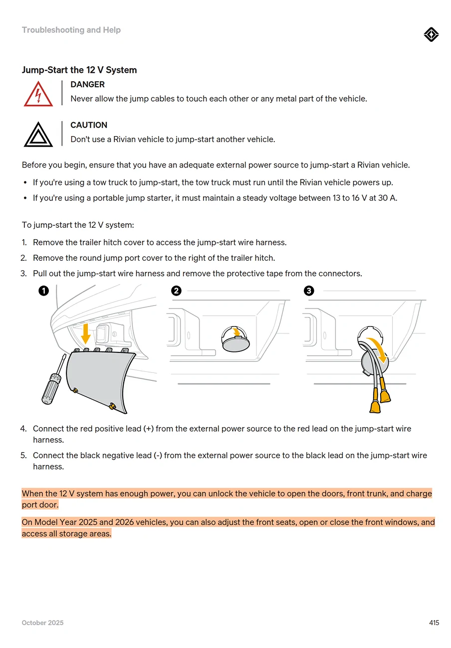 Jump Start Wiring Harness - does the 12V input for jump start just ...