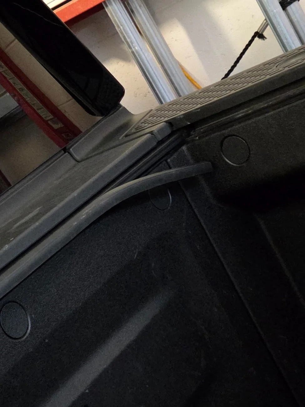 Tonneau cover weather seal repair | Rivian Forum - R1T R1S R2 R3 News ...