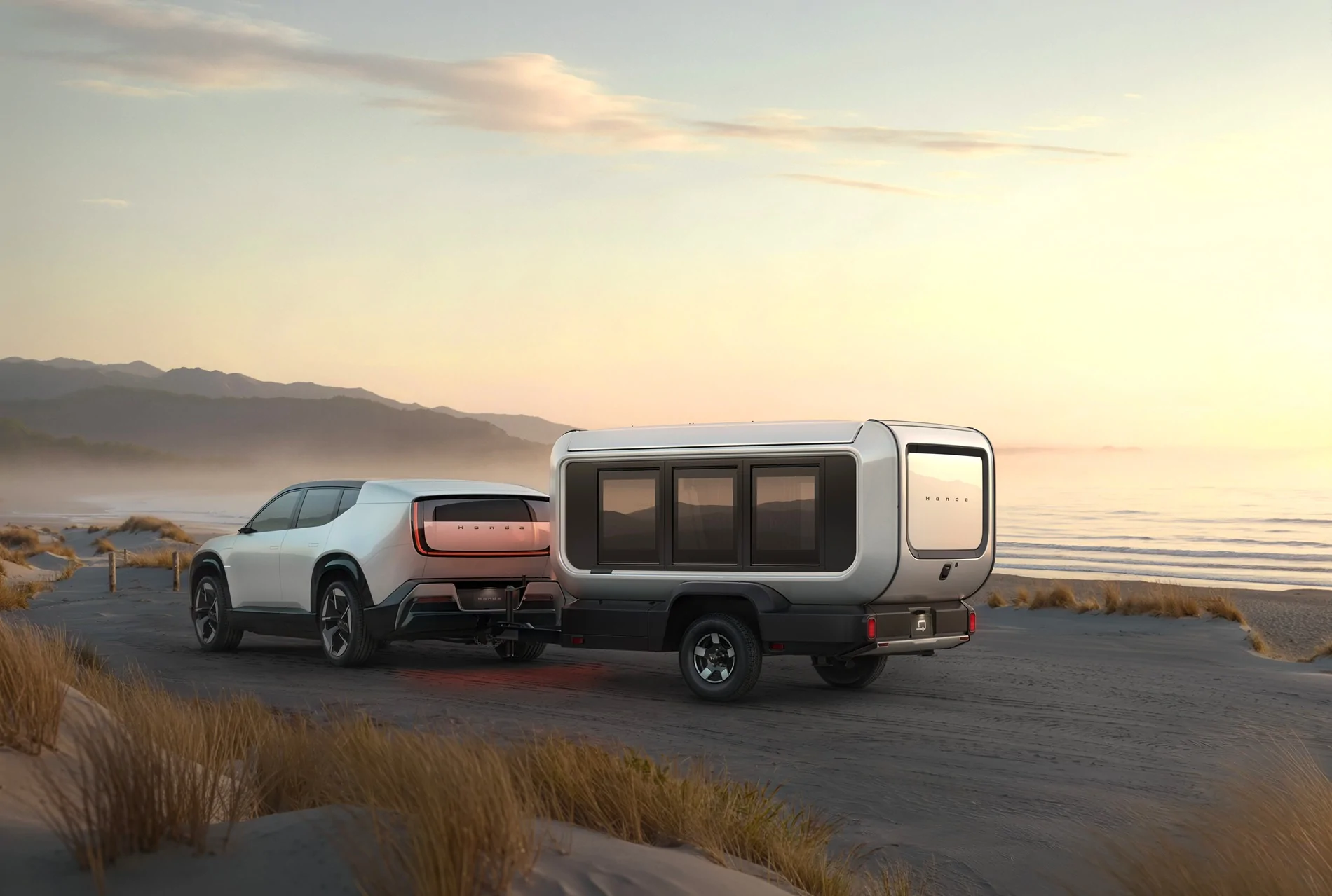 Base Station: Lightweight Towable Travel Trailer revealed by Honda ...