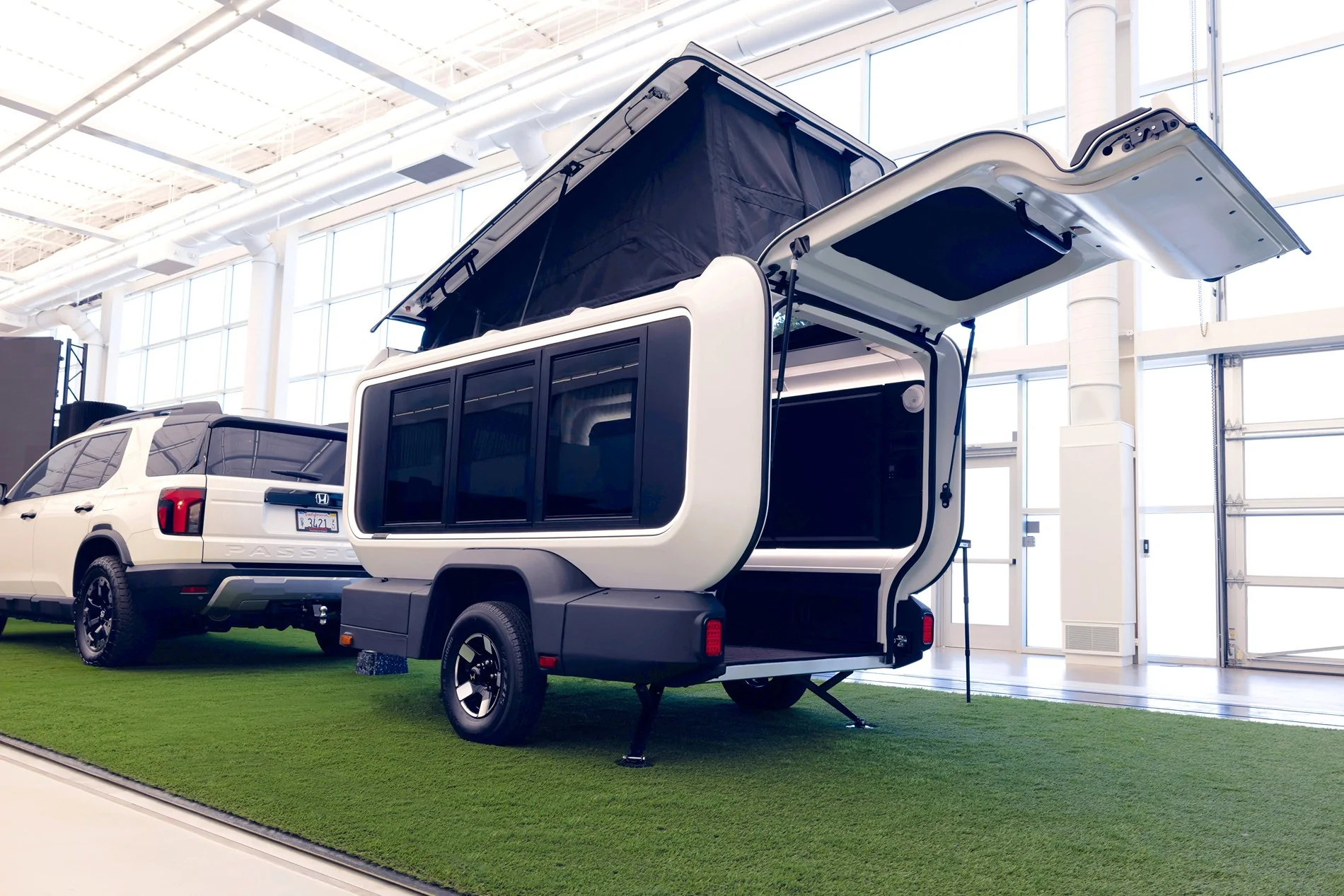 Base Station: Lightweight Towable Travel Trailer revealed by Honda ...