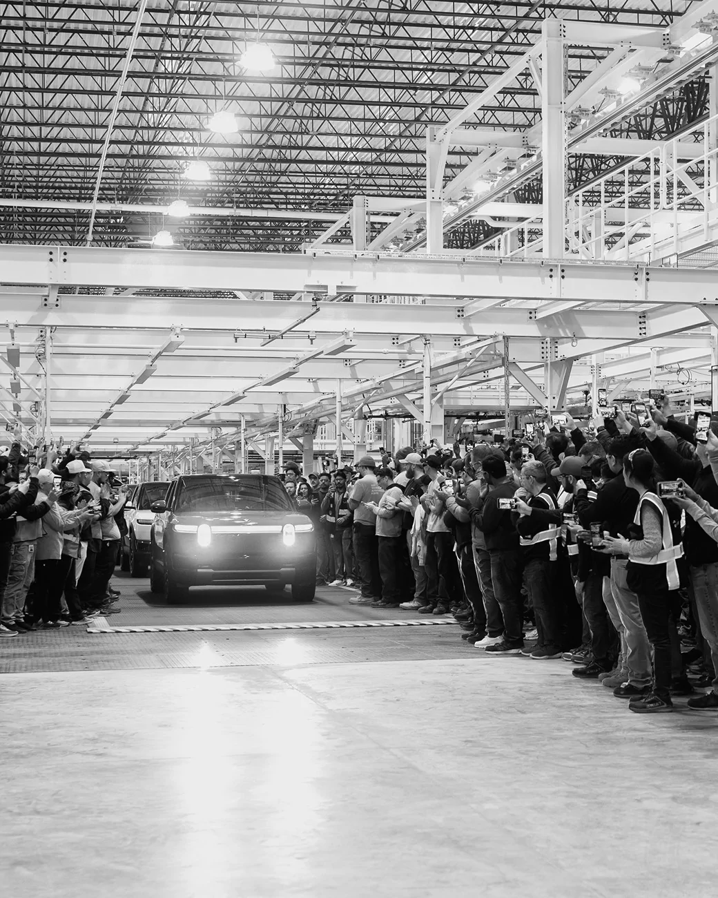 First R2 validation build vehicle rolls off the production line ...