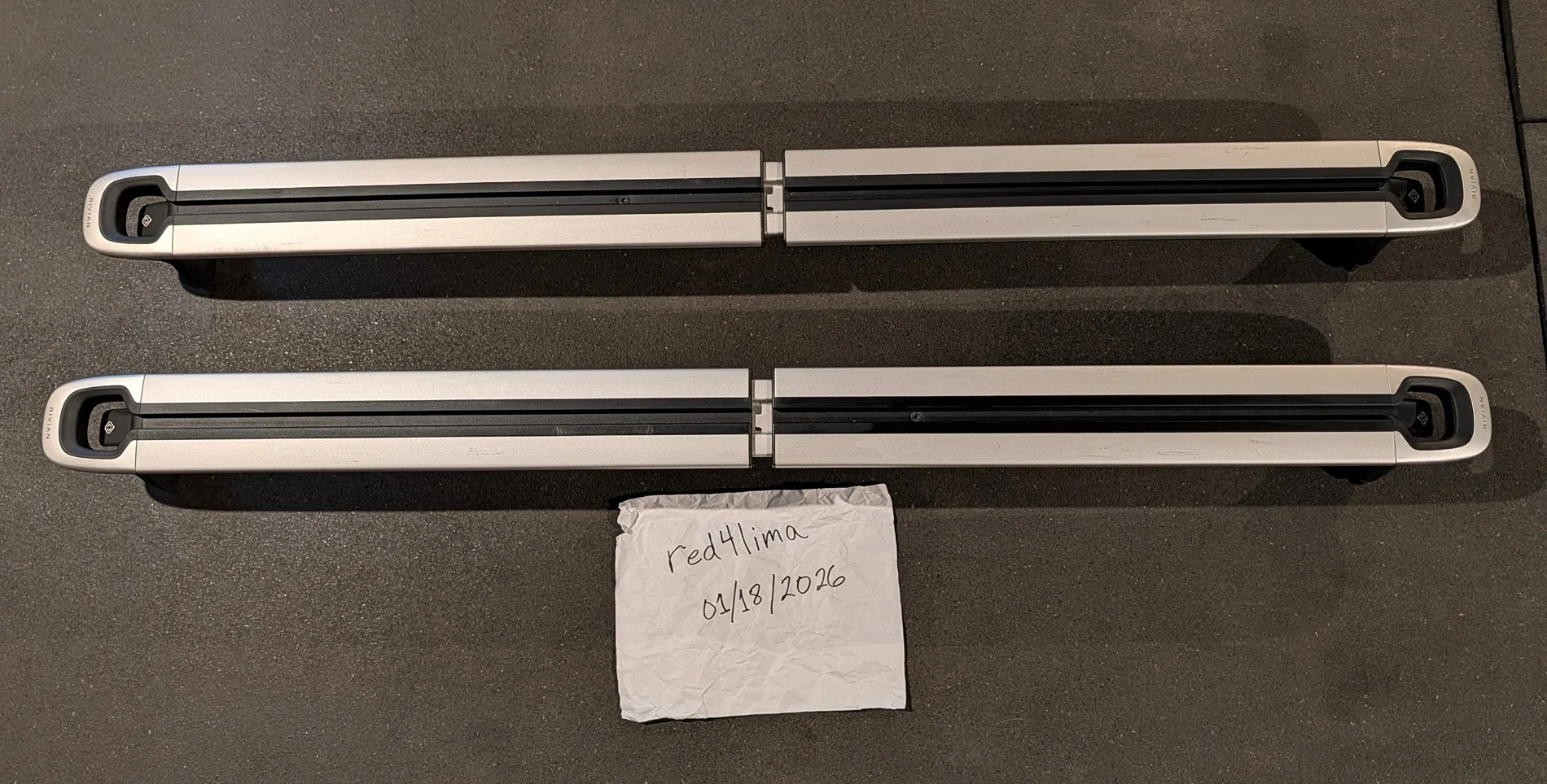 Pennsylvania - Rivian Silver Cargo Crossbars | Rivian Forum - R1T R1S ...