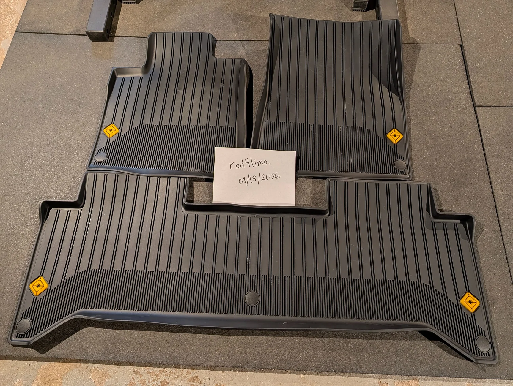 Pennsylvania - Gen1 R1T OEM All-Weather Floormats, Rivian Center ...