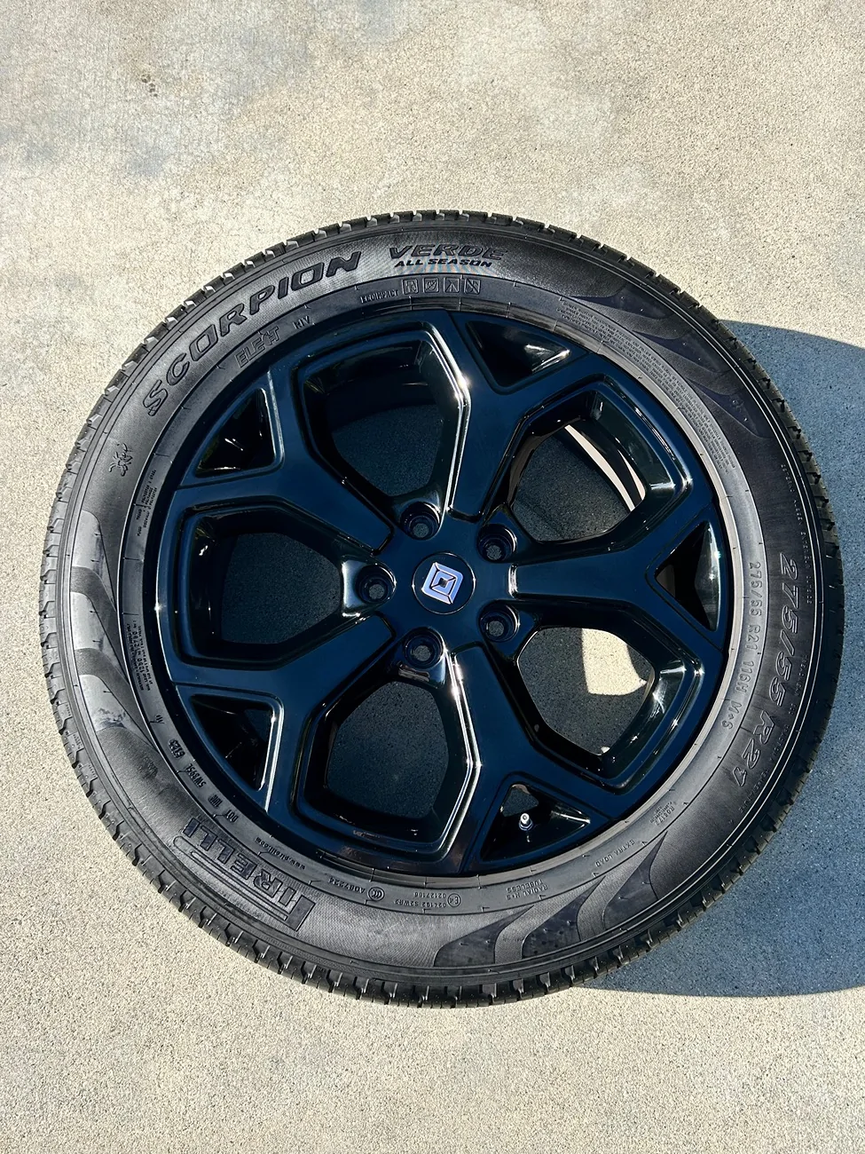 California - **RARE** 21” Dark Rivian Wheels & Pirelli Scorpion Verde ...