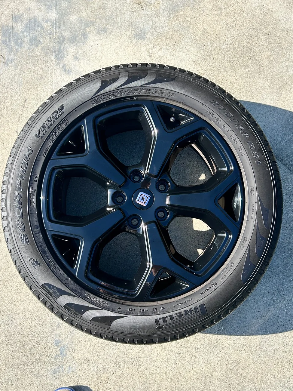 California - **RARE** 21” Dark Rivian Wheels & Pirelli Scorpion Verde ...