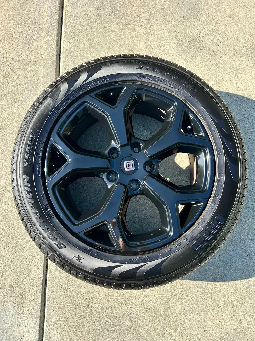 California - **RARE** 21” Dark Rivian Wheels & Pirelli Scorpion Verde ...