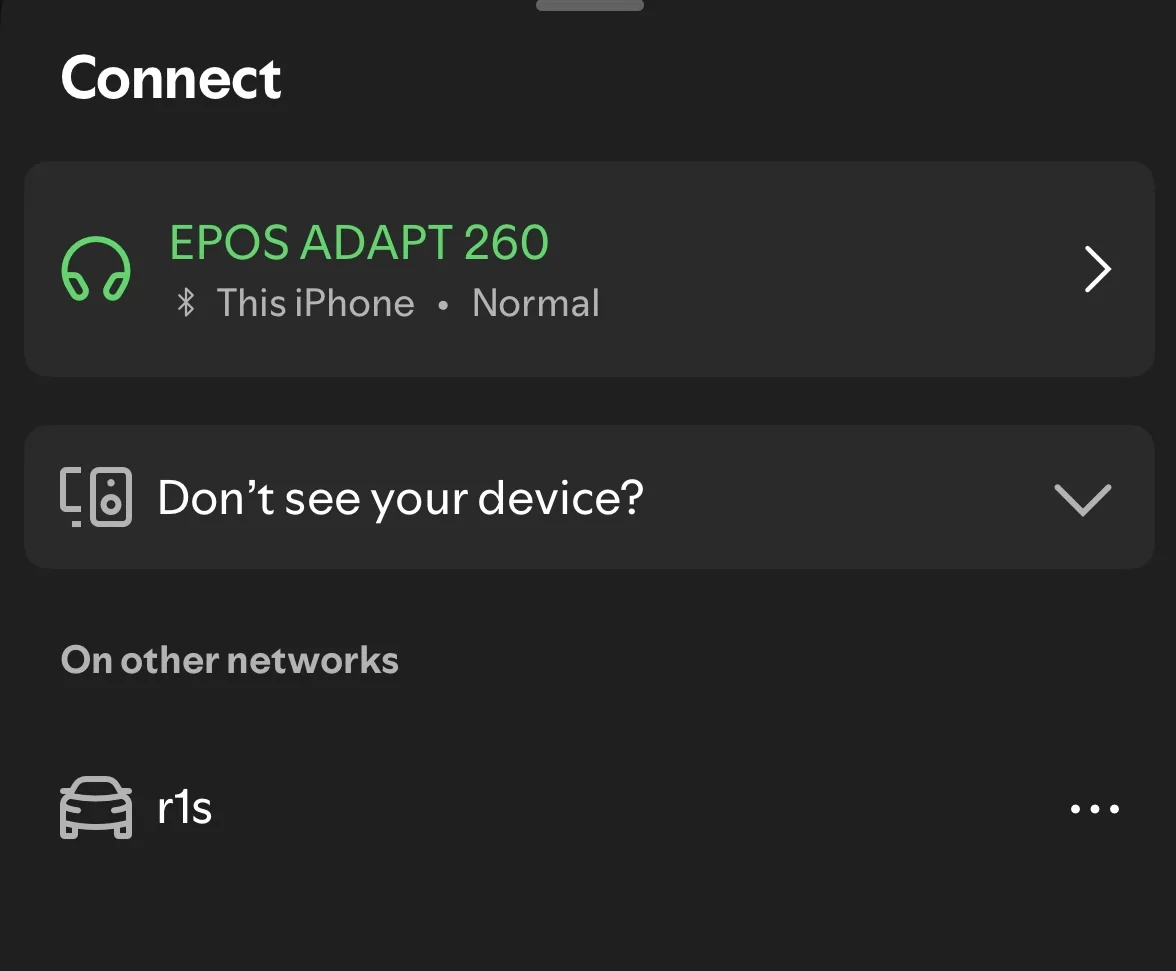 Spotify on Rivian interrupting Spotify on other devices? | Rivian ...