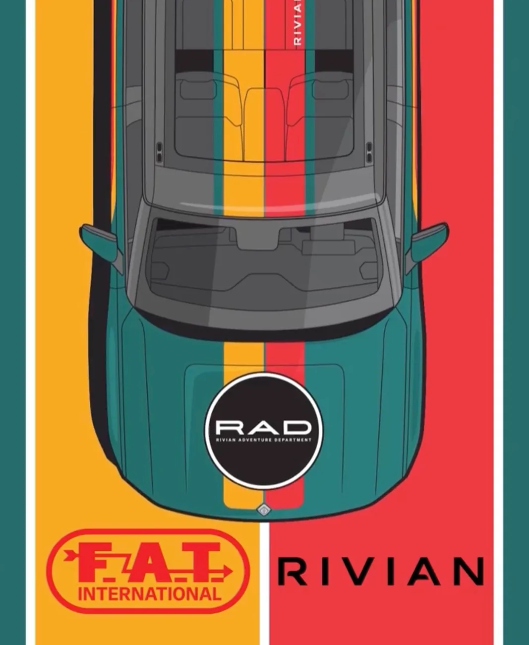 R1S Ice Race Car Livery preview by RAD (Rivian Adventure Department ...